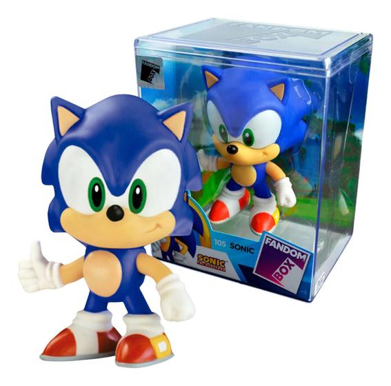Boneco Sonic Fandom Box De Vinil Colecionável Turma Do Sonic Articulado ...