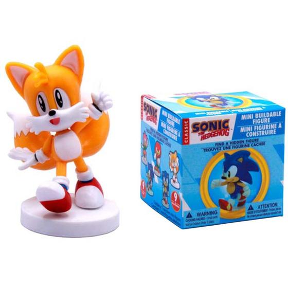 Boneco Sonic The Hedgehog Classic Mini Buildable Figures Tails Lets Go ...