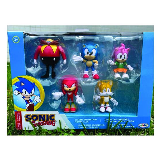 Boneco Sonic The Hedgehog Kit 5 Personagens Candide - Bonecos ...