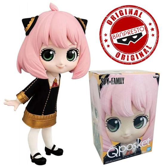 Boneco Spy x Family Anya Forger Q Posket Version A Bandai Banpresto Original - Colecionáveis ...