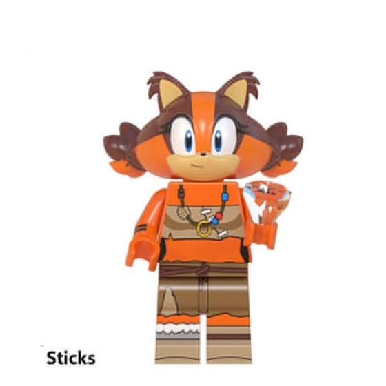 Boneco Sticks Sonic Bloco de Montar - Chinesa - Bonecos - Magazine Luiza