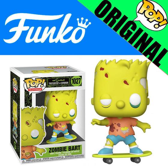 Boneco The Simpsons Casa da Árvore dos Horrores Zombie Bart Pop Funko ...