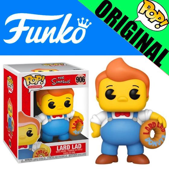 Boneco The Simpsons Lard Lad Donuts Pop Funko 906 Original - Funko ...