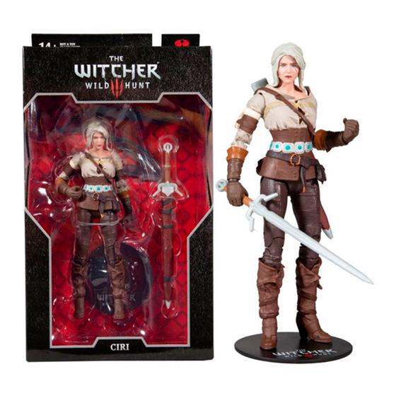 Boneco The Witcher 3 Wild Hunt Ciri McFarlane Toys Articulado ...