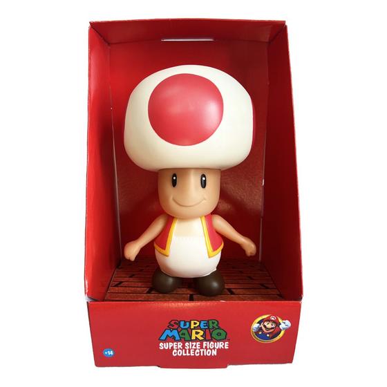 Boneco Toad Rosa Toadette Brinquedo Super Mario Bros Grande - Super ...