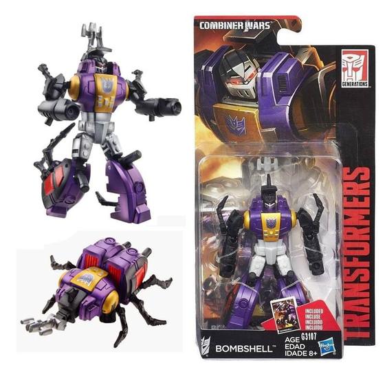 Boneco Transformers Bombshell Insecticon Combiner Wars Legends hasbro ...