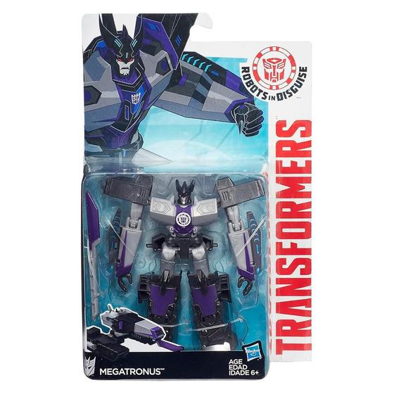 Boneco Transformers Decepticon Megatronus megatron escala Deluxe RID Robots in Disguise Hasbro ...