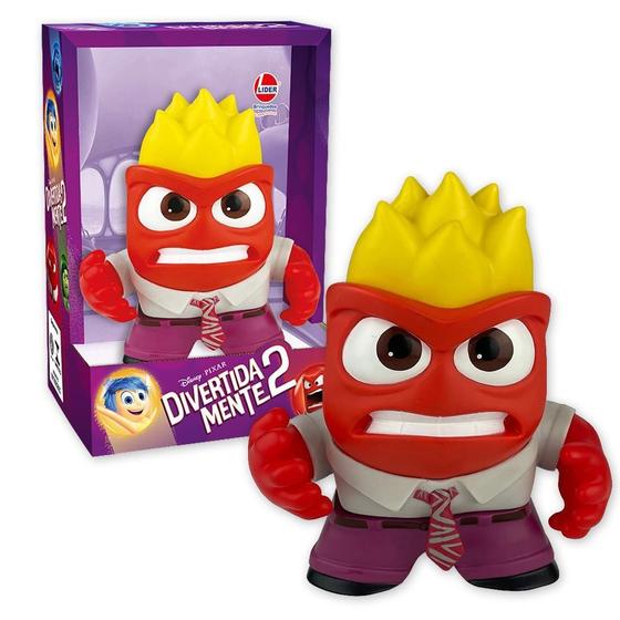Boneco Vinil Divertidamente 2 Disney Pixar Raiva - Lider - Bonecos ...