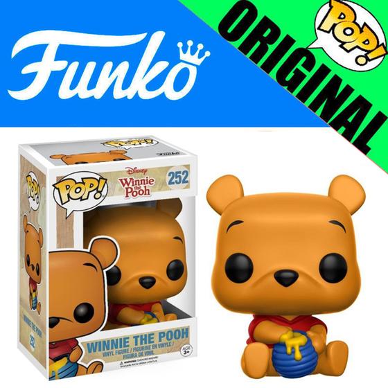 Boneco Winnie The Pooh Ursinho Pooh Pop Funko 252 Original - Funko ...