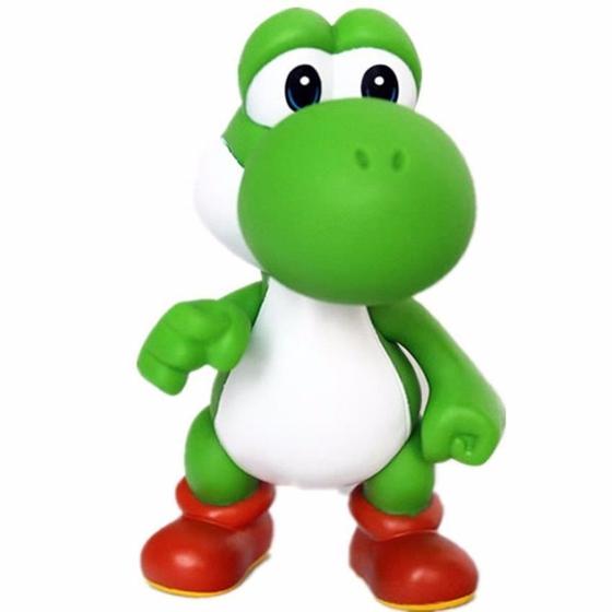 Boneco Yoshi do Mario Bros Super Action Figure 20cm - Collection ...