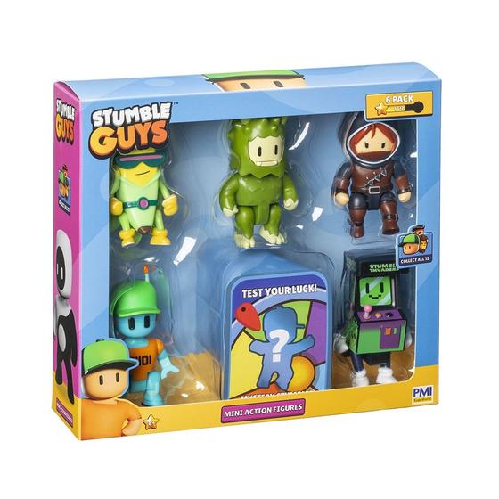 Bonecos 6 Mini Figuras Stumble Guys 1 Figura Surpresa 7,5cm ...
