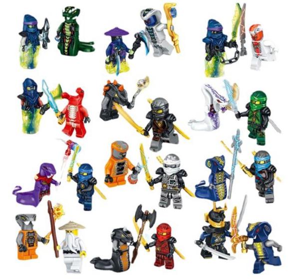 Bonecos Blocos De Montar Lloyd Wu Ninjas Vs Cobras Ninjago - Mega Block Toys - Brinquedos de ...