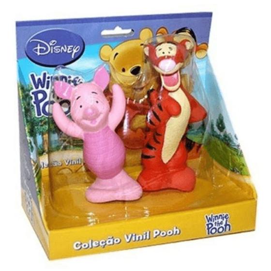 Bonecos de Vinil Pooh Tigrão e Leitão Lider - Bonecos - Magazine Luiza