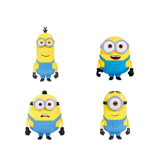 Bonecos Minions Kit 4 Personagens Clássicos A Origem de Gru GNF94 ...