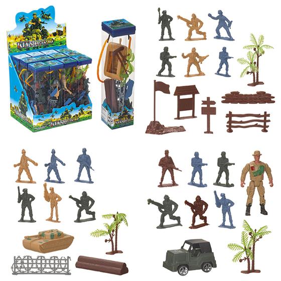 Bonecos Soldadinhos Brinquedo Tanque Blindado Exército - ART - Bonecos ...