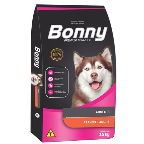 Bonny Adultos Premium Sabor Frango e Arroz 15kg - Primor - Outros Pets ...