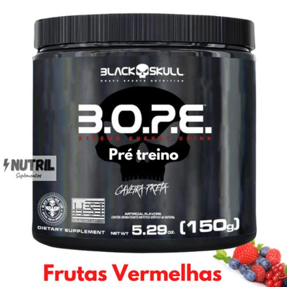 BOPE - Pré Treino Black Skull - B.O.P.E. - Diversos sabores - Pré ...