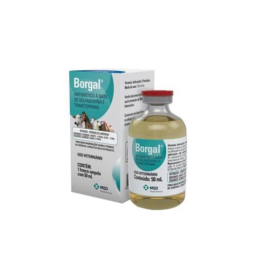 Borgal Antibacteriano Para Equinos e Bovinos 50ml - MSD - Farmácia Pet - Magazine Luiza