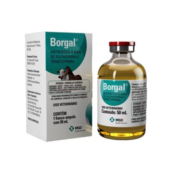 Borgal MSD Para Bovinos e Equinos 50 ml - Vitaminas e Suplementos para ...