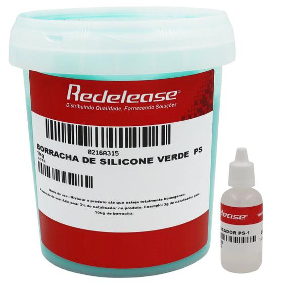 Borracha De Silicone Verde Alta Flexibilidade para Moldes Com ...