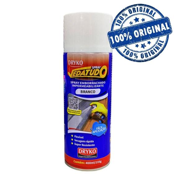 Borracha líquida branca spray veda tudo impermeabilizante de parede ...
