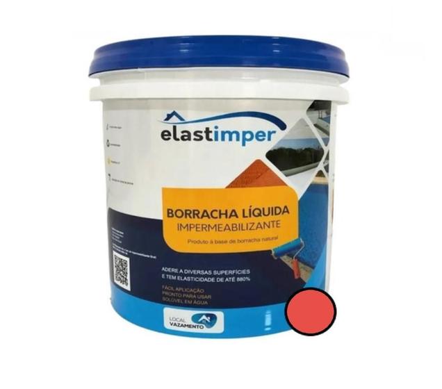 Borracha Líquida Impermeabilizante 3,6Kg Elastimper Telha - Impermeabilizante - Magazine Luiza