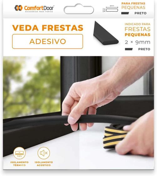 Borracha Veda Fresta adesivo Tipo I- 2mmX6Metros Comfort Door - Veda ...