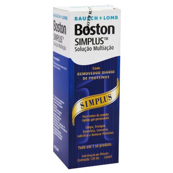 Boston Simplus frasco com 120ml - Solução para Lente de Contato ...