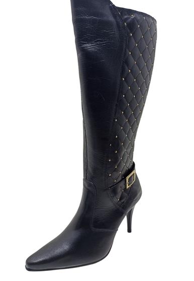 Bota Anna Rios Bico Fino Preta - Bota Feminina - Magazine Luiza