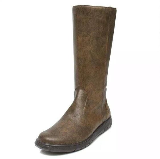 Bota Balatore Couro Cano Longo Estonado Marrom - Balatore Shoes - Bota ...