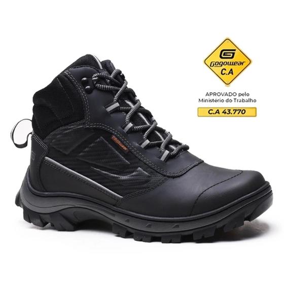 Bota Botina de amarrar bico pvc epi Gogowear ca 43770 - Bota Masculina ...