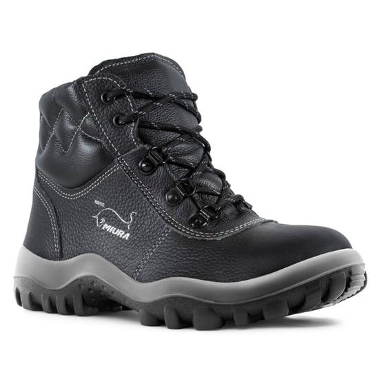 Bota botina segurança nobuck miura preta - safetline - Botina de ...
