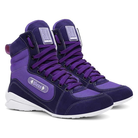 Bota Botinha para Treino Feminina Academia Malhar Fitness Cano Alto Zig ...