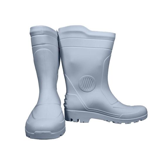 Bota Branca de PVC Cano Longo Pega Forte Grendene Modelo 324 N 40 ...