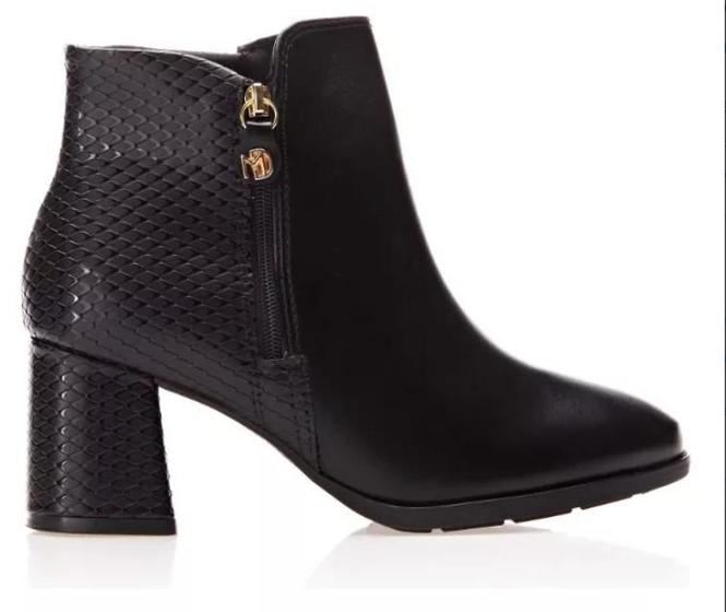 Bota Cano Curto Salto Bloco Feminina Modare Total Conforto - Bota ...