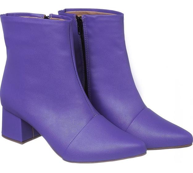 Bota Colorida Cano Curto Tendência Moda Lançamento Botas - Fashionei ...