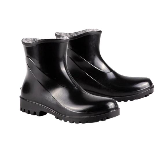 Bota de Segurança EPI Ocupacional Impermeável Pvc Preta Cano Extra ...