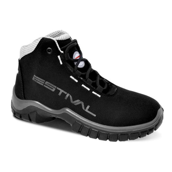 Bota energy estival preto/cinza - en10141s2 - estival - Sapato de ...