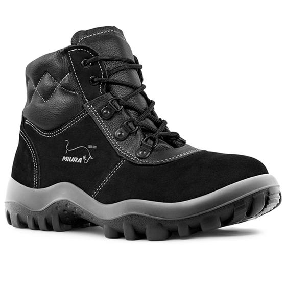 Bota Epi Segurança Feminina Masculina Botina Nobuck Miura - Safetline ...