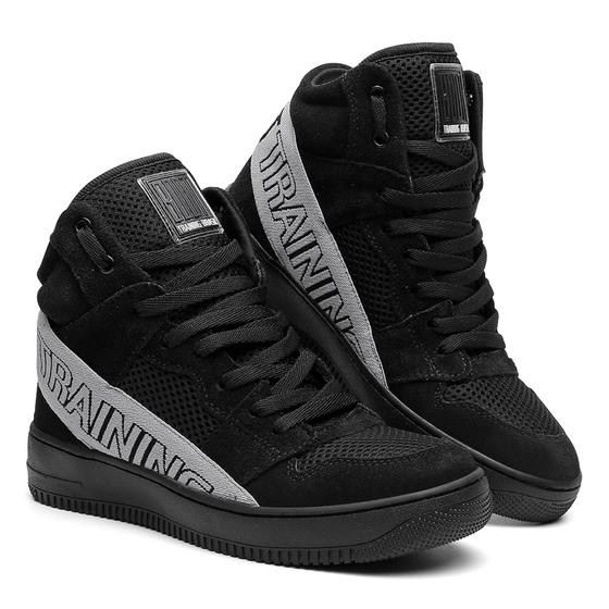 Bota Feminina Botinha Fitness Academia Treino Musculação Malhar Elastic ...