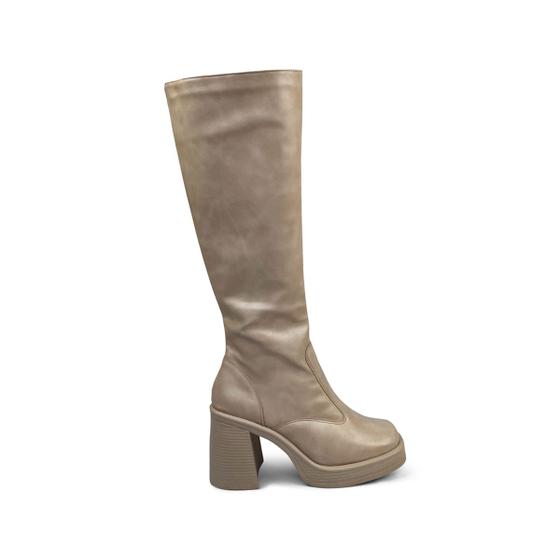 Bota Feminina Cano Longo Salto Alto - Jessica Leal Shoes - Bota ...