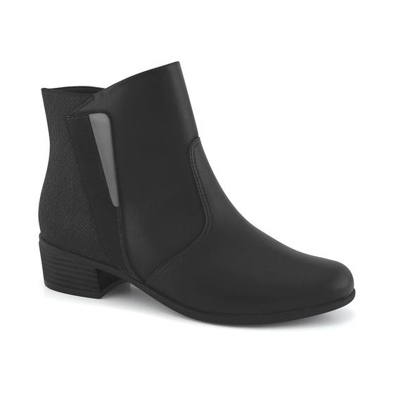 Bota Feminina Metal Preta - Comfortflex Preto - Bota Feminina ...
