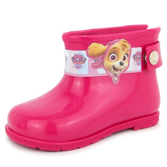 Bota Galocha Infantil Bebe Patrulha Canina Chase Skye Menino Menina ...