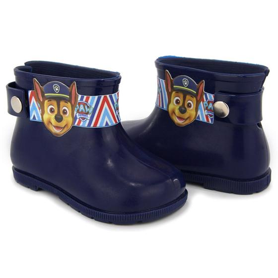 Bota Galocha Infantil Bebe Patrulha Canina Chase Skye Menino Menina ...