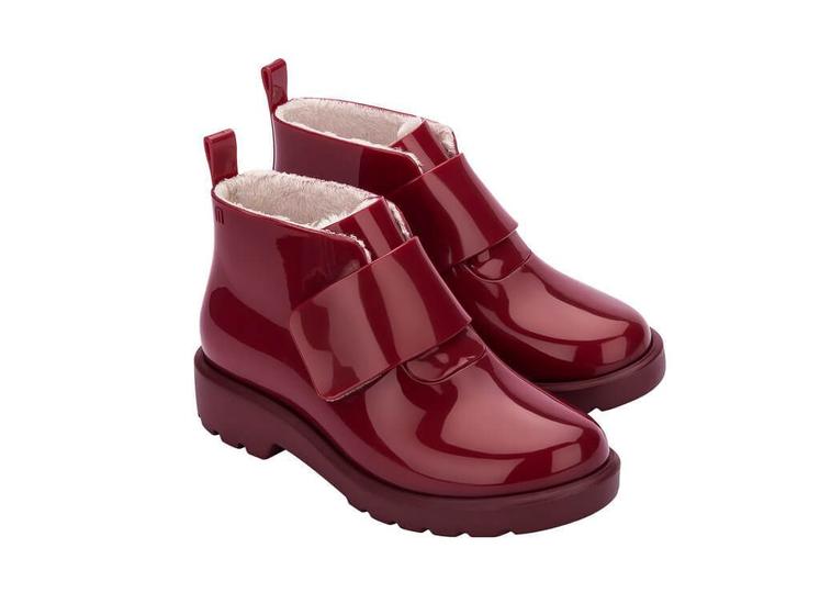 Bota Infantil Mini Melissa Chelsea Boot Com Pelinhos Feminino REF32835 ...