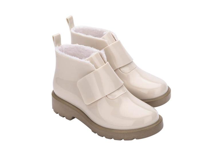Bota Infantil Mini Melissa Chelsea Boot Com Pelinhos Feminino - Bota Infantil - Magazine Luiza