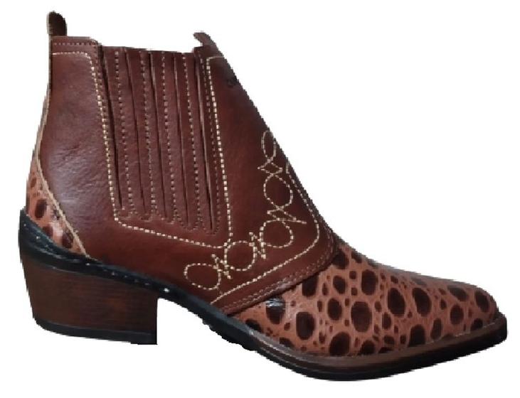 Bota Masculina Estilo Country Cowboy Festa Peao Rodeiro Boiadeiro ...