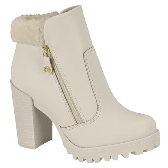 Bota Moleca Coturno Feminino Cano Curto 5325 121 - Coturno Feminino ...