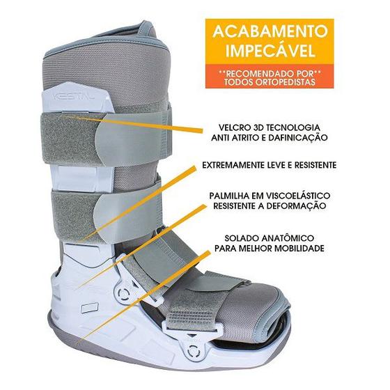 Bota Ortopedica Imobilizadora EXO Foot Bilateral Curta Kestal KSO123 ...