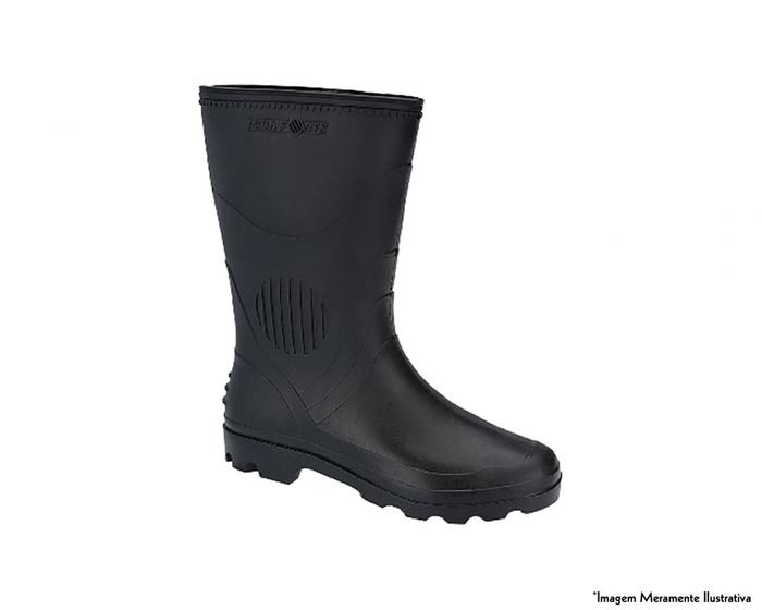 Bota Pega Forte Cano Medio Preta 37 - PEGA FORTE GRENDENE - Outros Moda ...